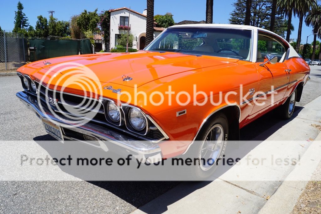 Monaco Orange / White / White '69 SS396 | Team Chevelle