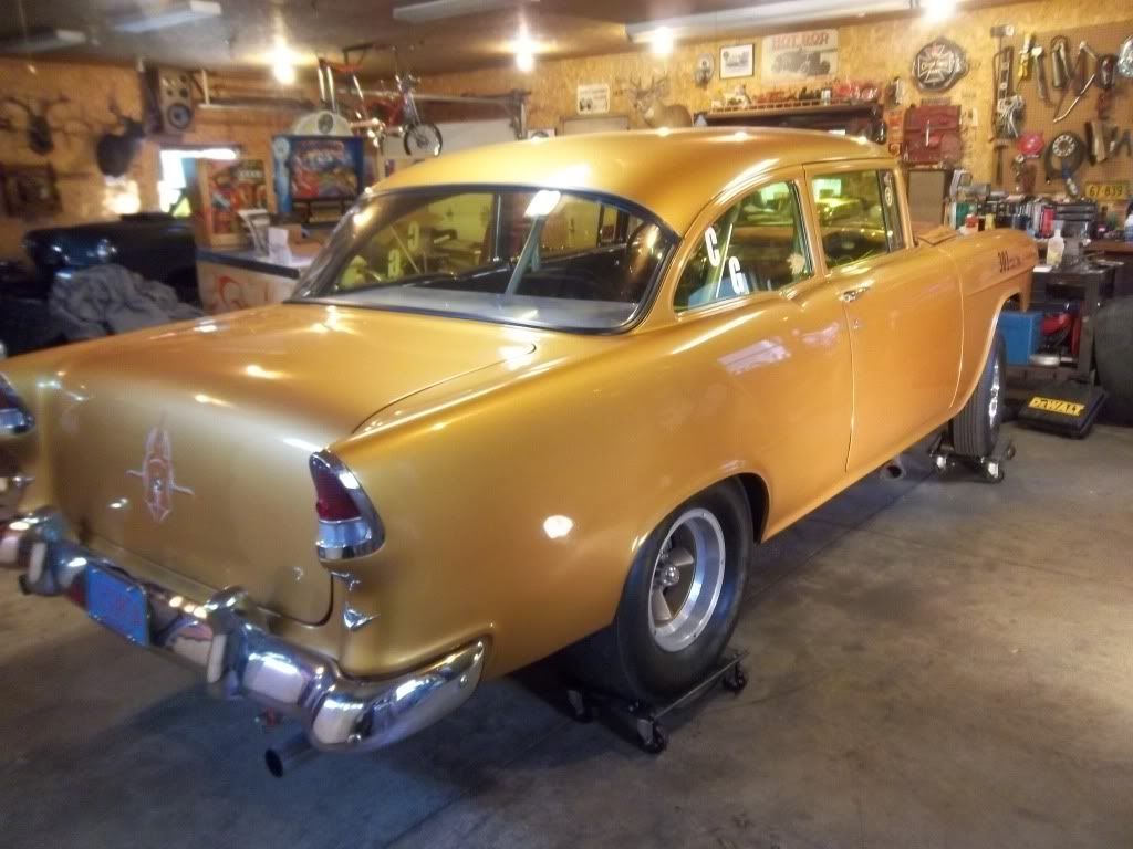 Art & Inspiration - Lettering the Koopmeiners & Sons 55 chevy gasser ...