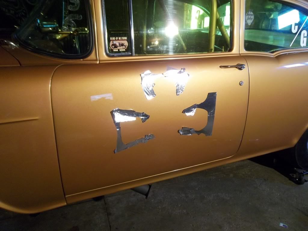 Art & Inspiration - Lettering the Koopmeiners & Sons 55 chevy gasser ...