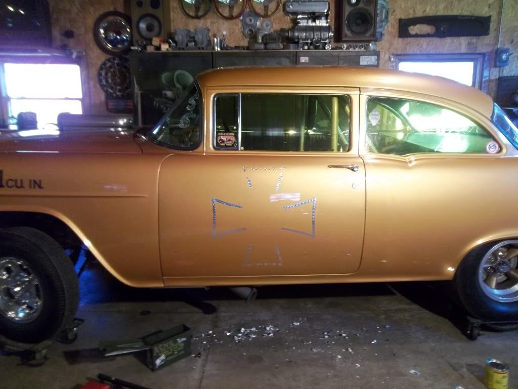 Art & Inspiration - Lettering the Koopmeiners & Sons 55 chevy gasser ...