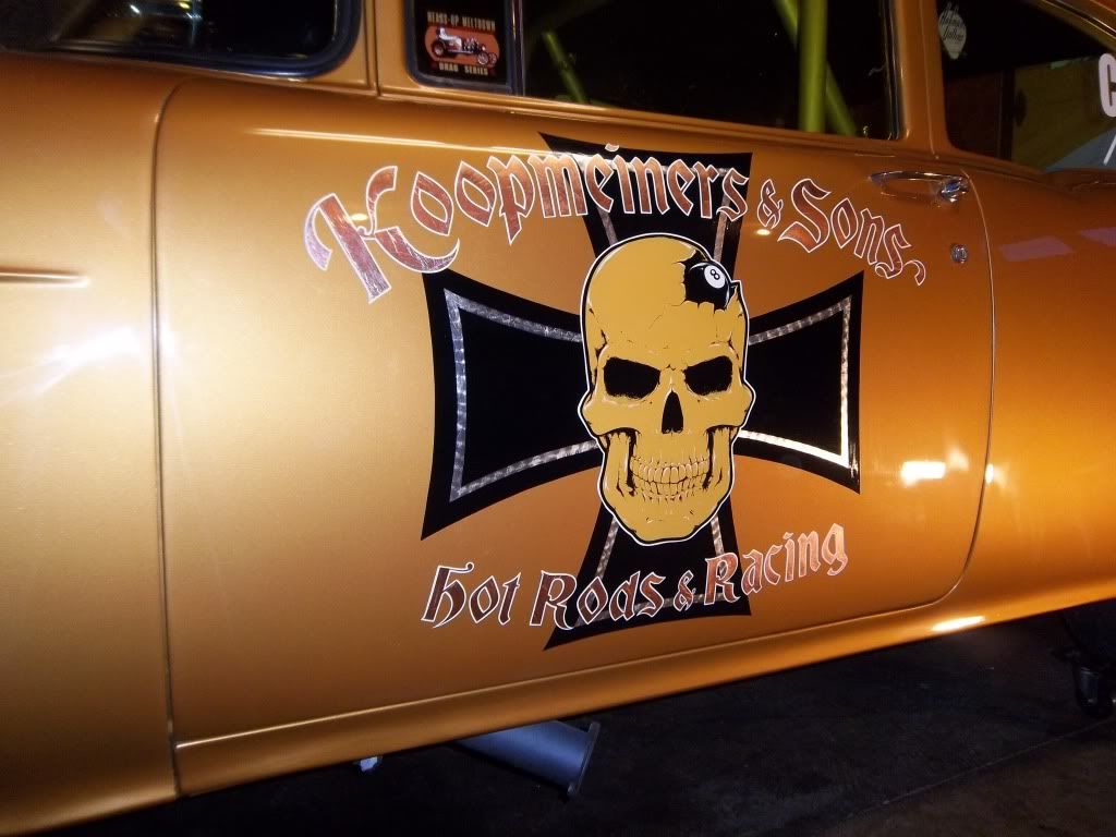 Art & Inspiration - Lettering the Koopmeiners & Sons 55 chevy gasser ...
