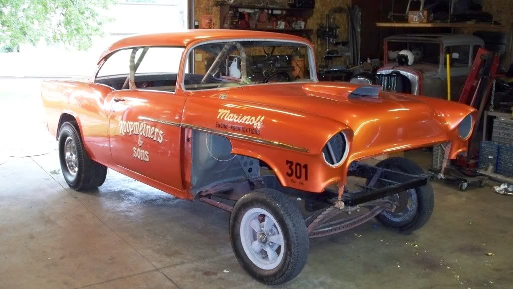 Art & Inspiration - Lettering the Koopmeiners & Sons 55 chevy gasser ...