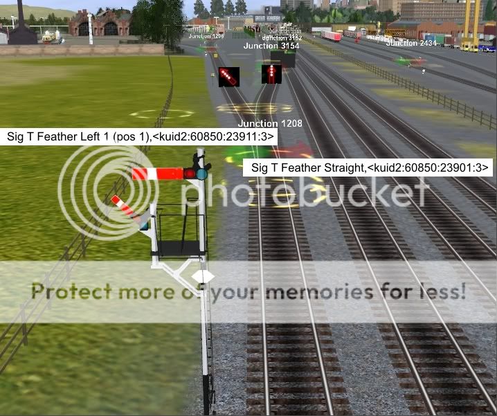 Signalling a junction. | Trainz