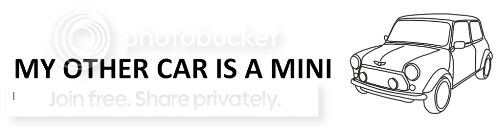 My Other Car Is A Mini Stickers - Mini Chat - The Mini Forum